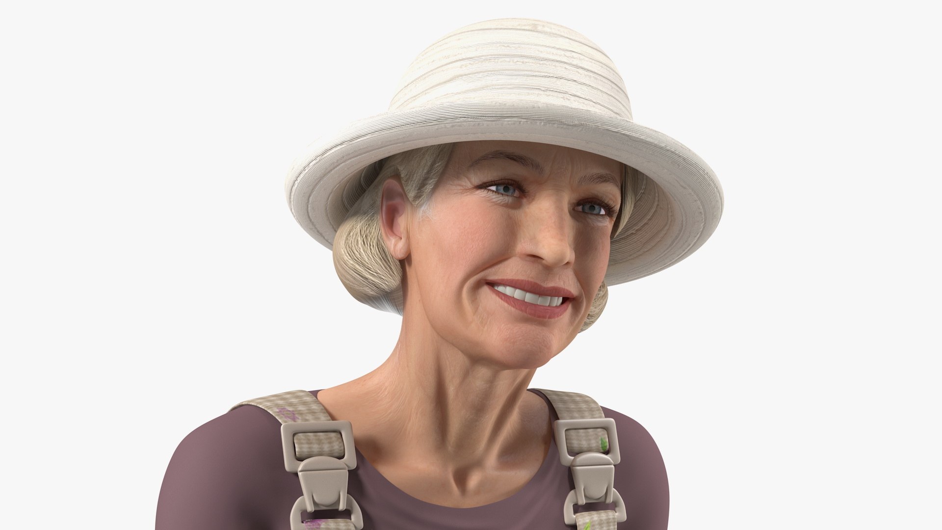 Gardening Lady with Plants Collection 3D model - TurboSquid 1785278