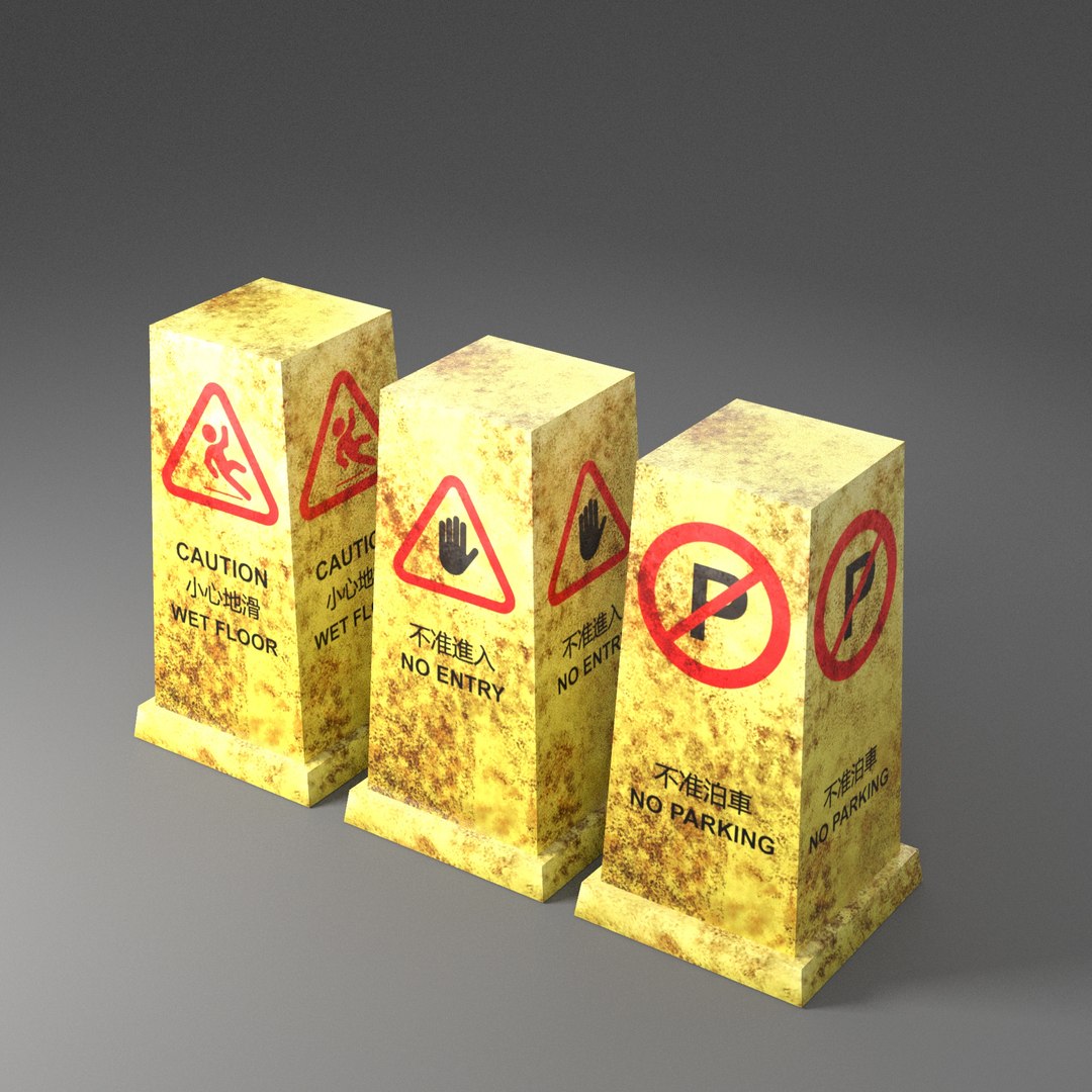 Free Hazard Cone type 1 3D - TurboSquid 1715346