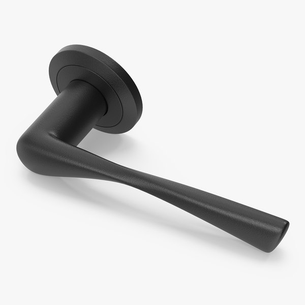 modelo 3d Black Door Handles Separate - TurboSquid 1995784