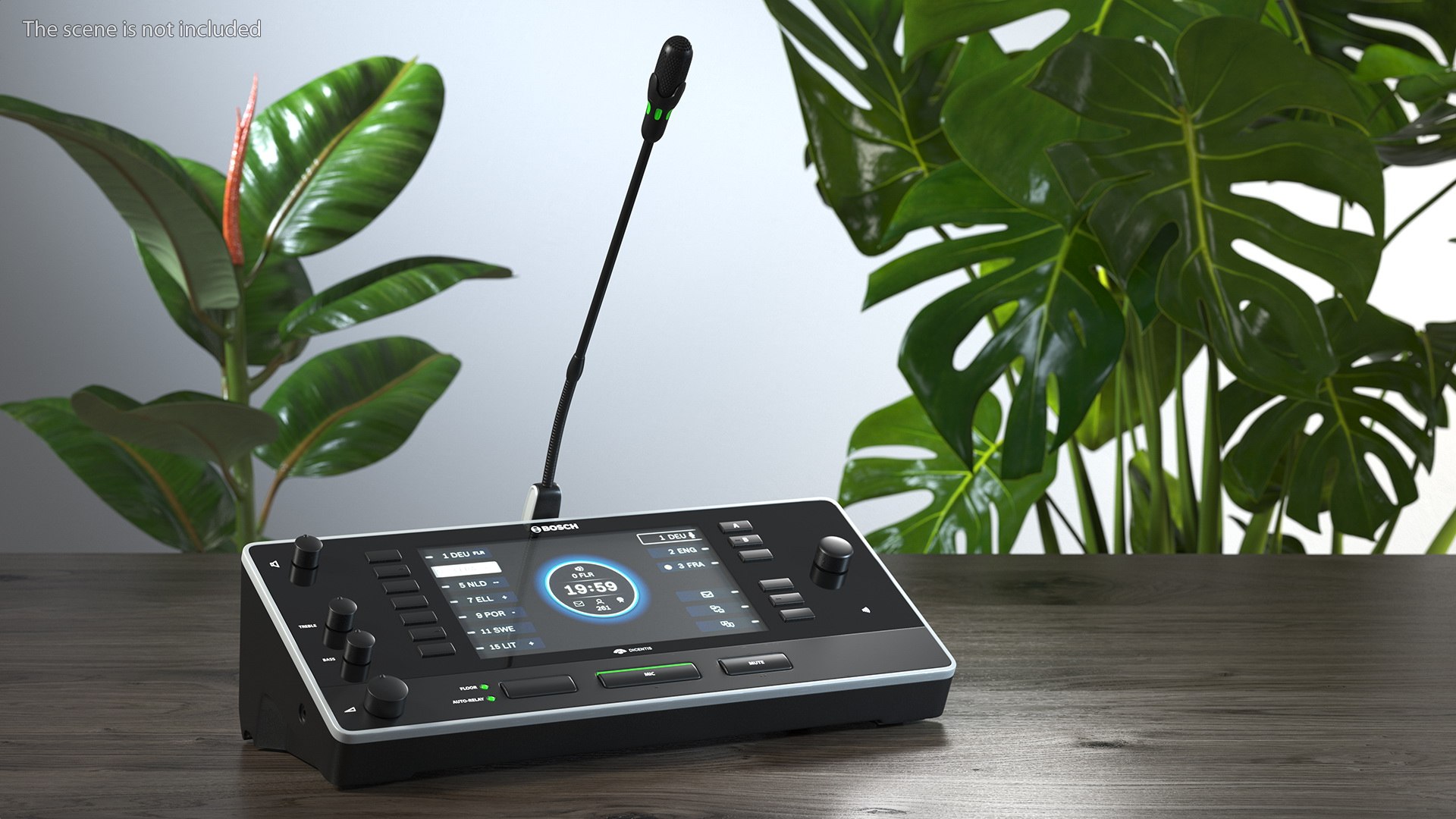 Bosch Interpreter Desk With Video Output 3D Model - TurboSquid 1797851