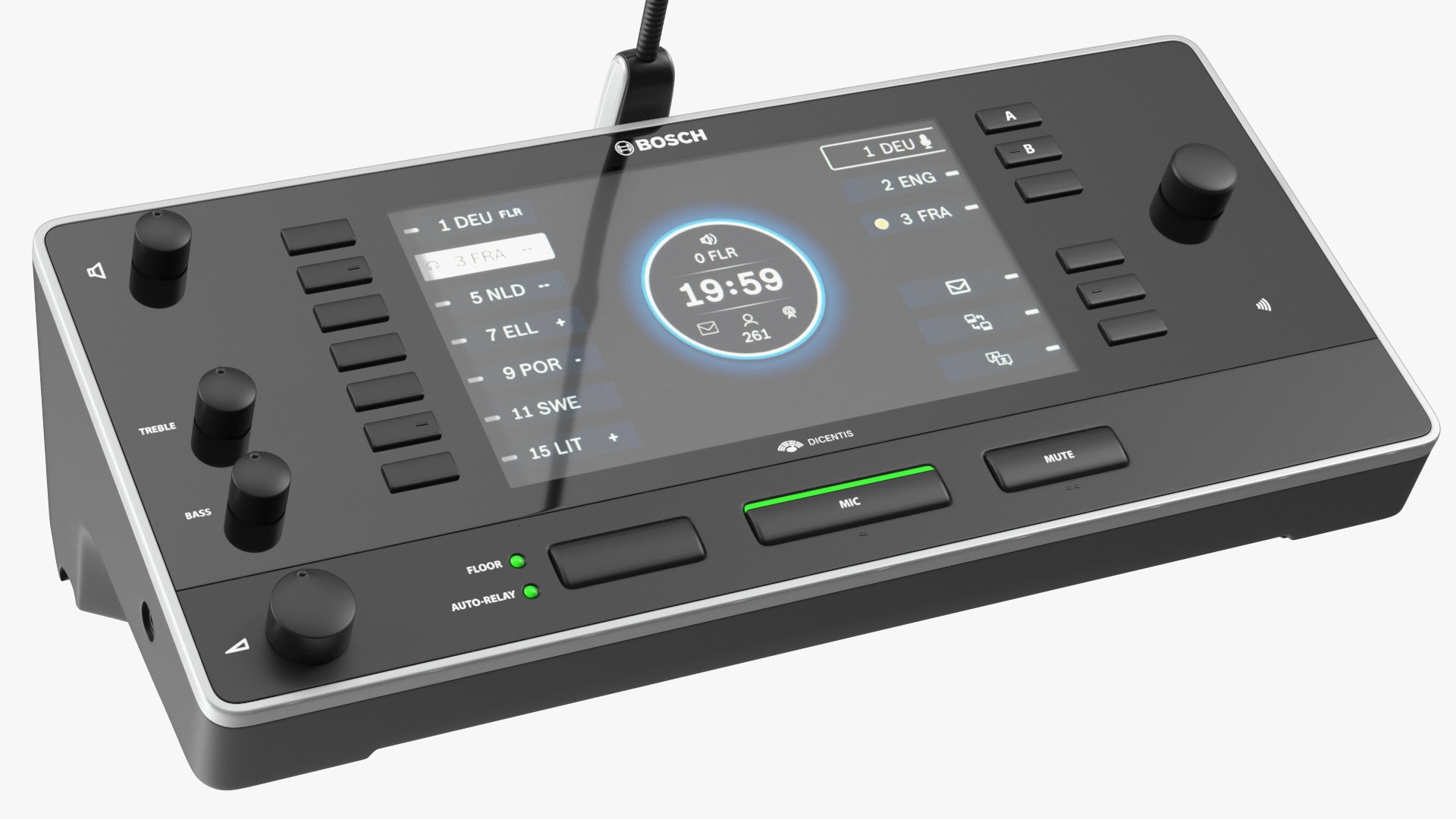 Bosch Interpreter Desk with Video Output 3D model - TurboSquid 1797851