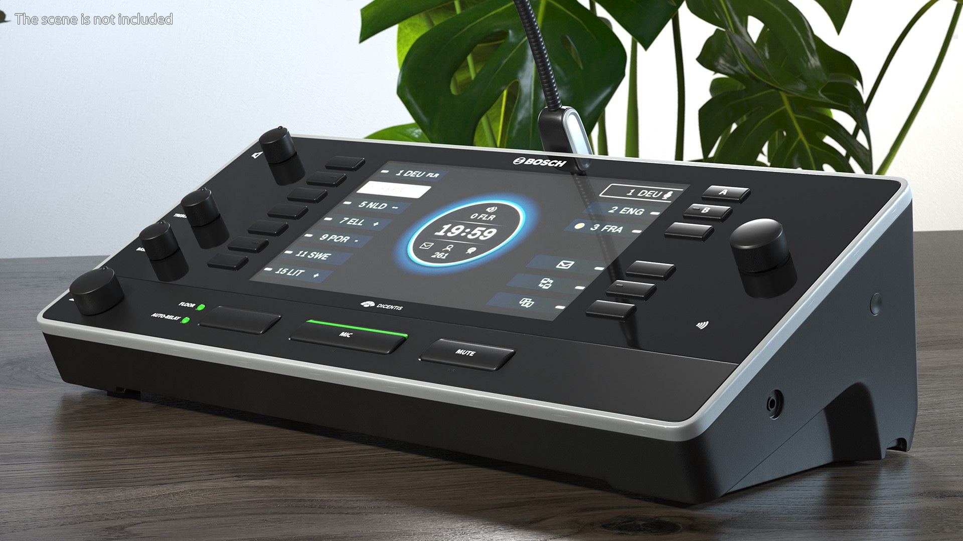 Bosch Interpreter Desk With Video Output 3D Model - TurboSquid 1797851