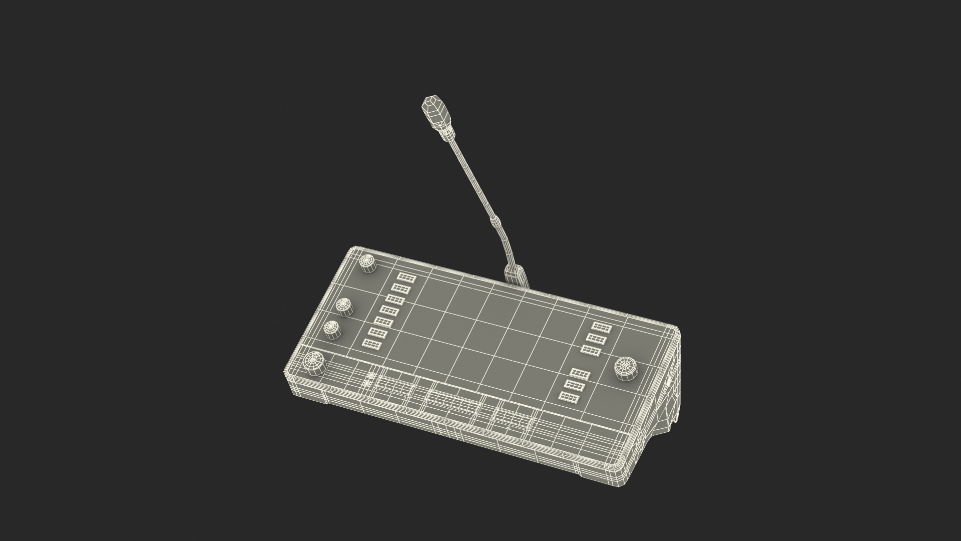 Bosch Interpreter Desk With Video Output 3D Model - TurboSquid 1797851