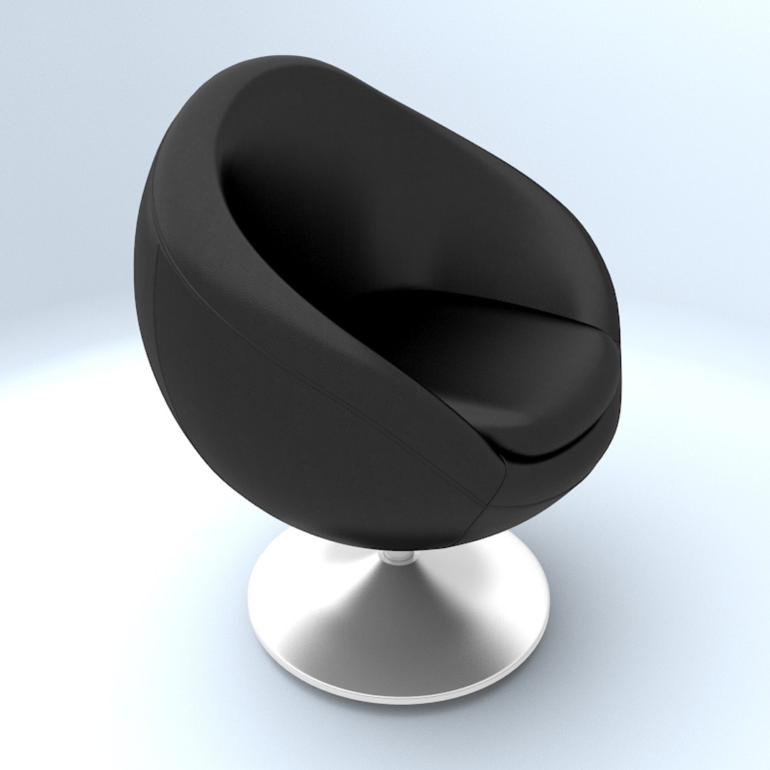 3d leather chair