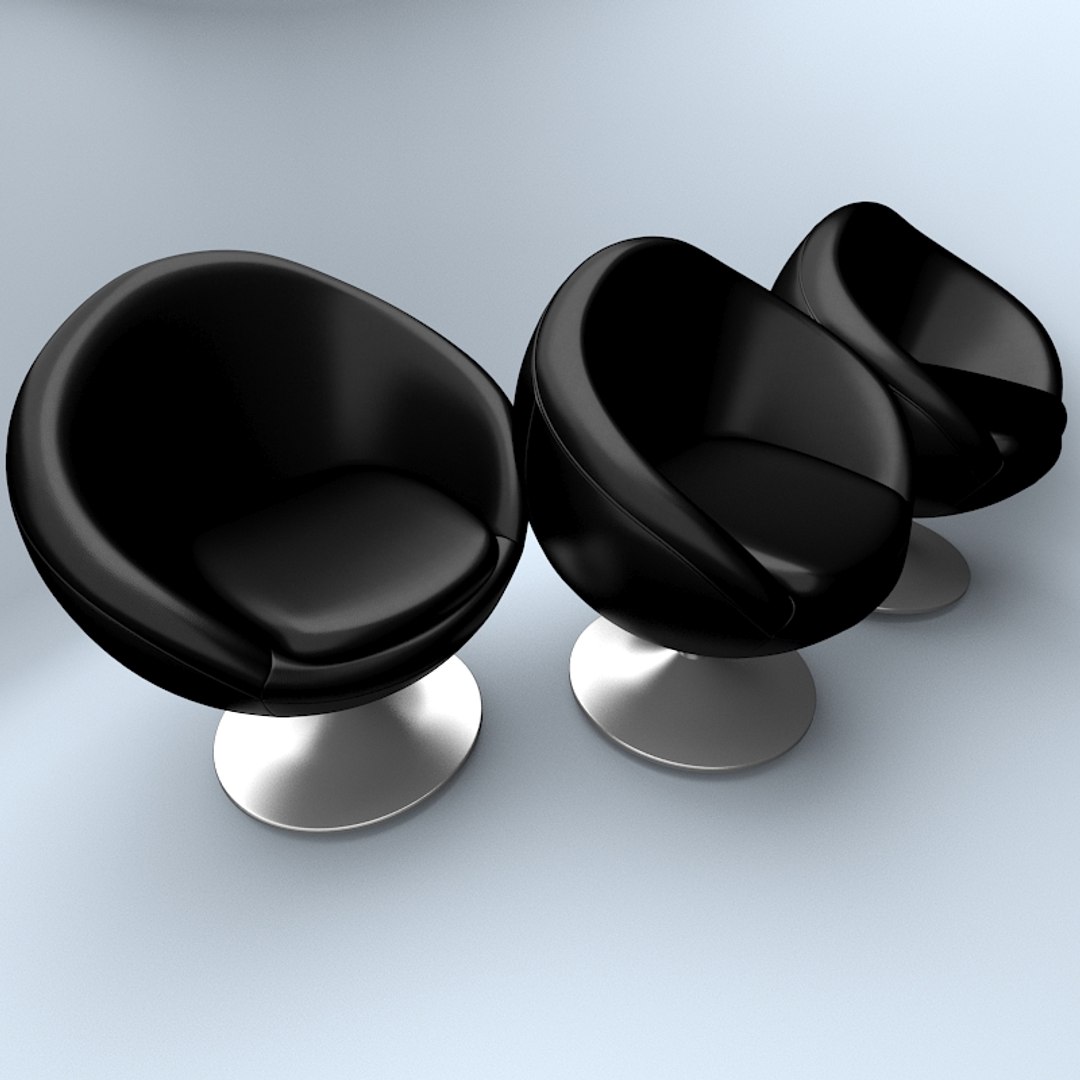 3d leather chair