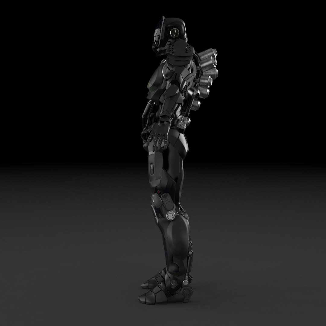 3d Model Of Robot