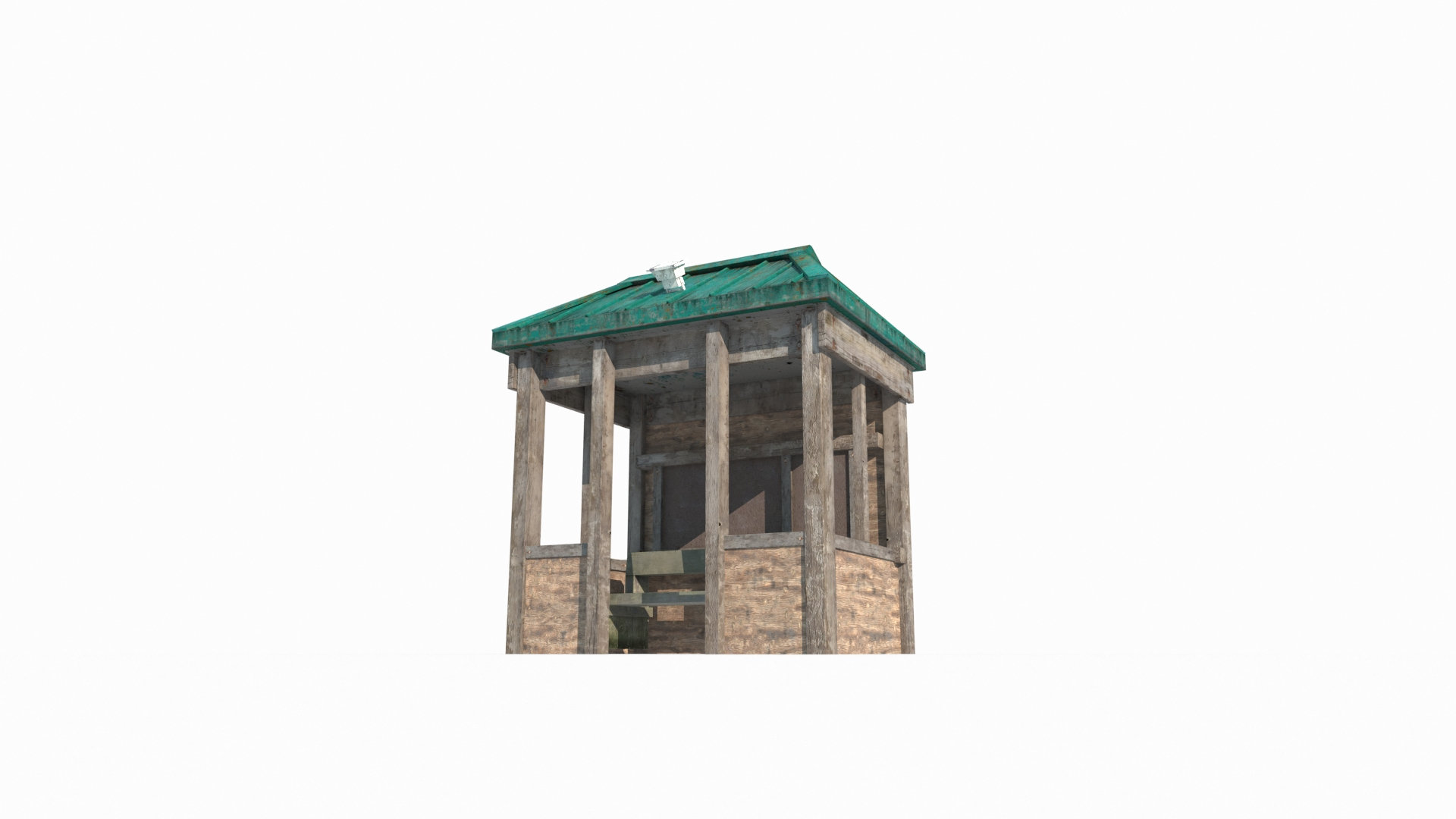 Modern Architecture Old-fashioned Bus Station 3D - TurboSquid 2447241