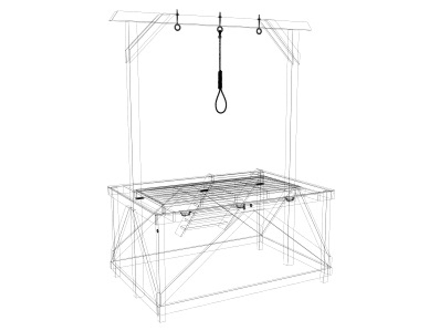 Gallows 3d Model