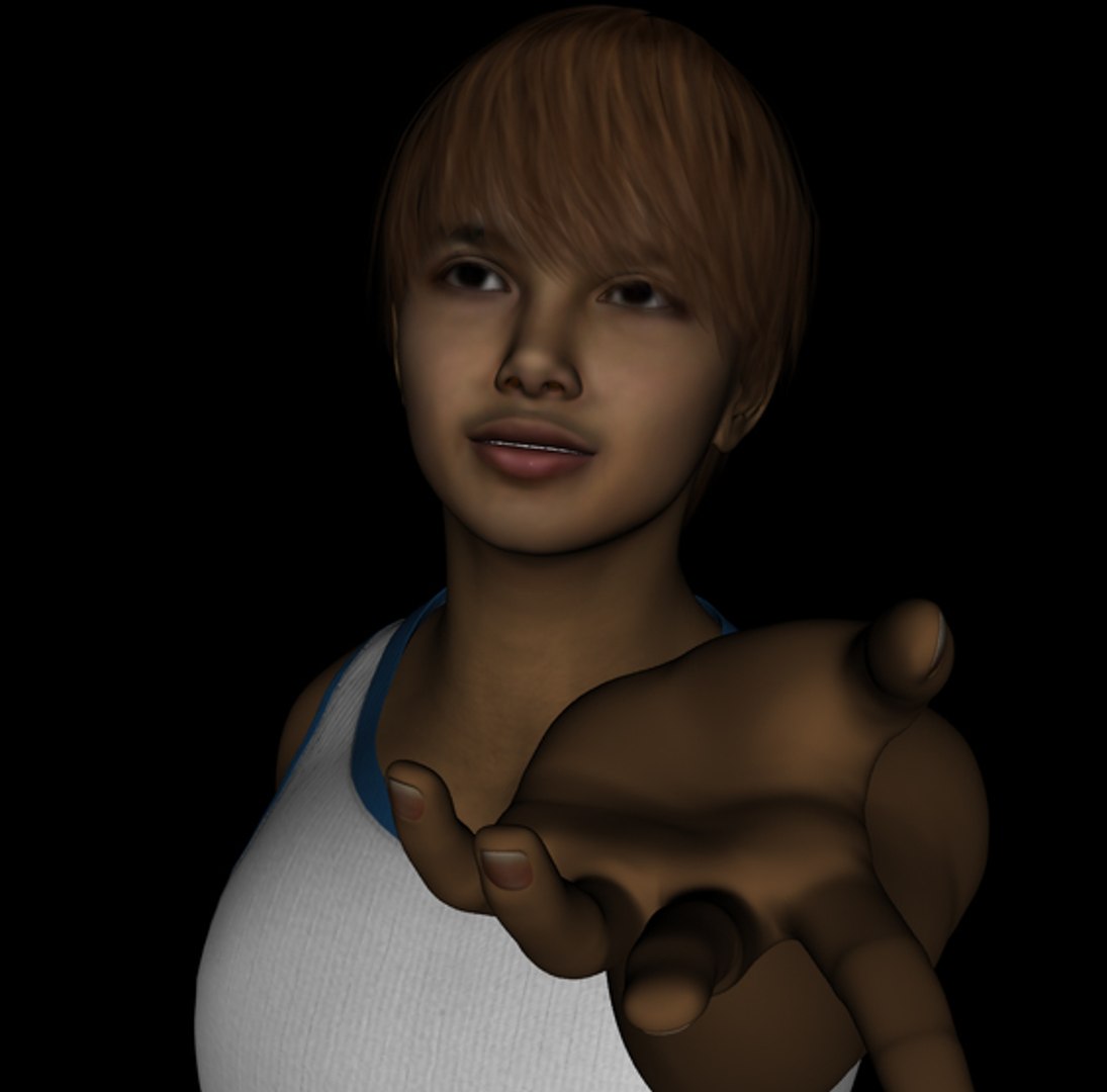 Free Realistic Male Figure 3d Model