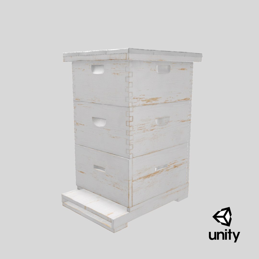 3D bee hive 02 - TurboSquid 1350383