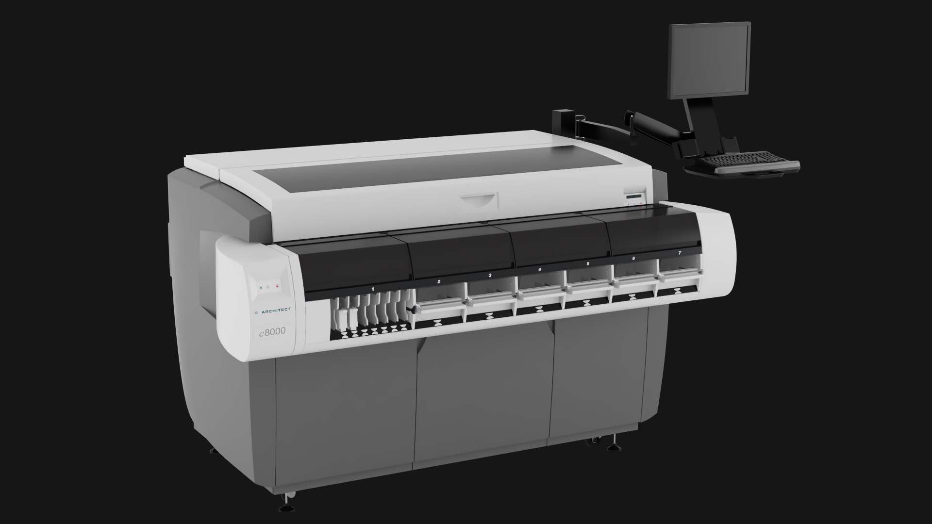 Abbott Architect c8000 Biochemistry Analyzer 3D model - TurboSquid 1731180