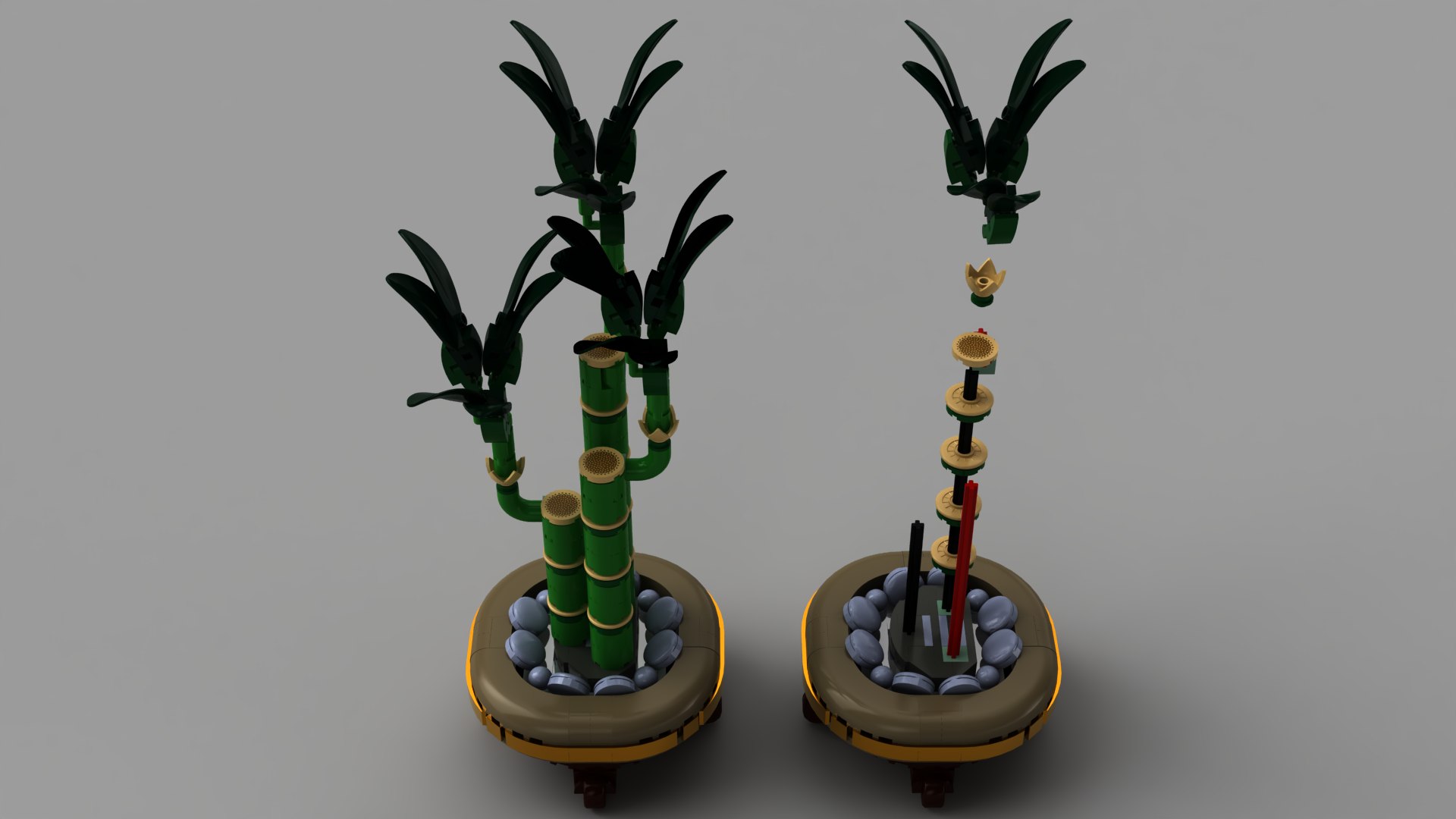 3D Model Lego 10344 Lucky Bamboo - TurboSquid 2340068