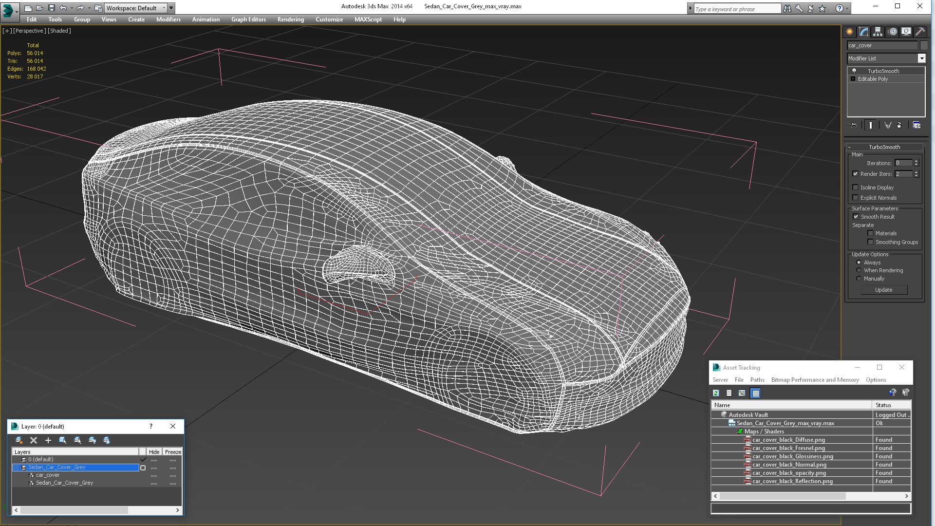 Sedan Car Cover Grey 3D model - TurboSquid 2160910