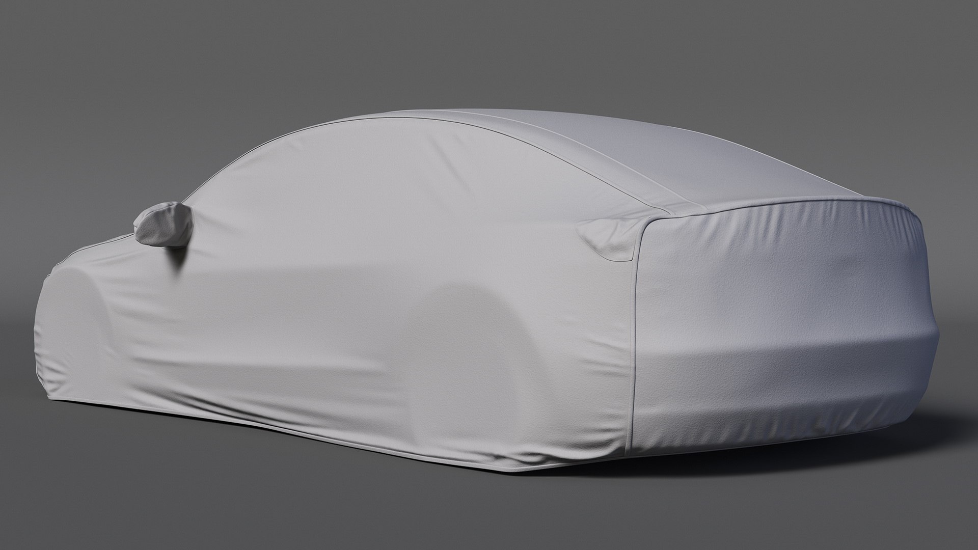 Sedan Car Cover Grey 3D model - TurboSquid 2160910
