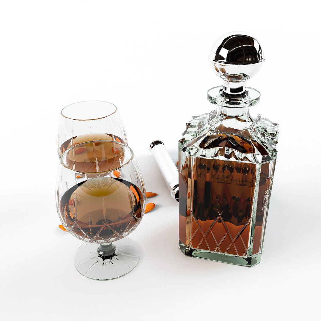 3d Model Of Set Cognac
