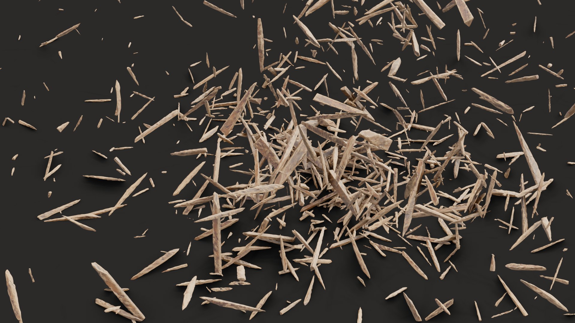 3D Animated Splinter Explode Random Model - TurboSquid 1778131