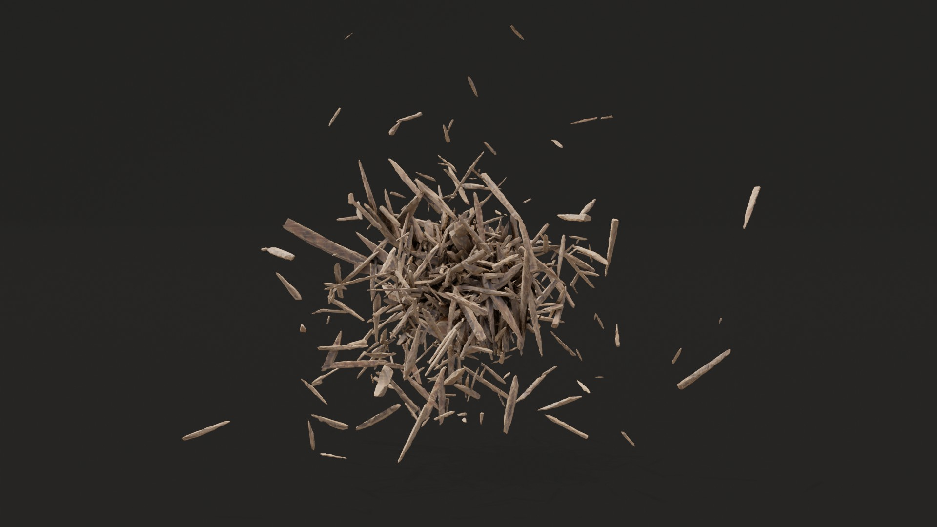 3D Animated Splinter Explode Random Model - TurboSquid 1778131