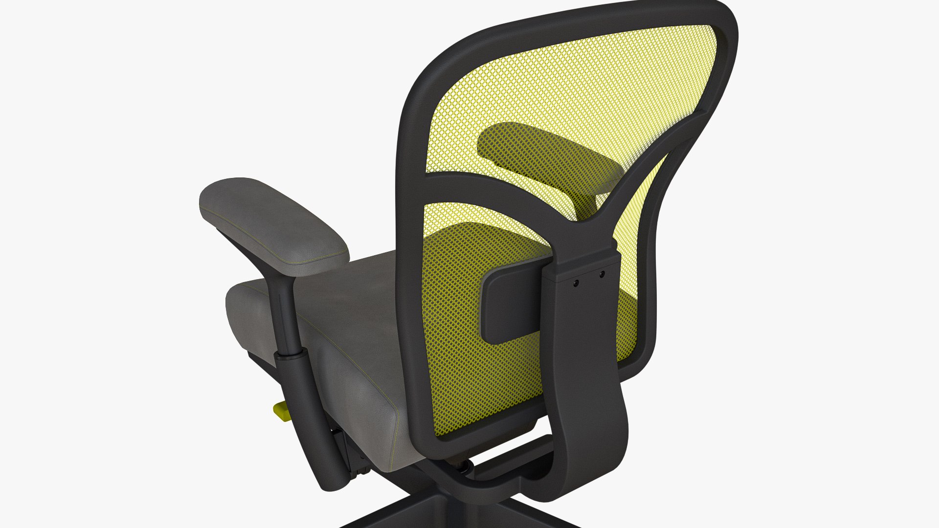 3D Low Back Ergonomic Office Chair Leather Model - TurboSquid 2122488