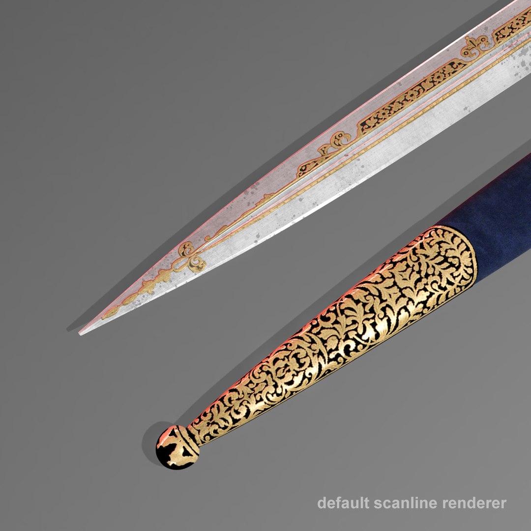 3D Georgian Dagger - TurboSquid 1253528