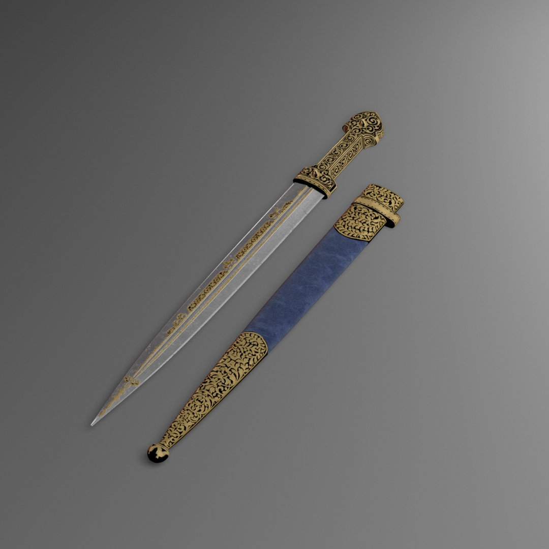 3D Georgian Dagger - TurboSquid 1253528