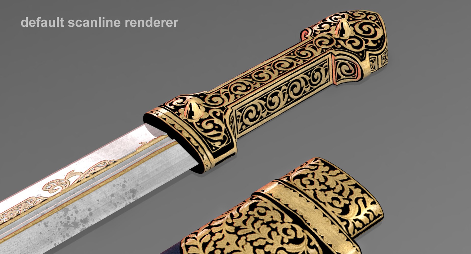 3D Georgian Dagger - TurboSquid 1253528