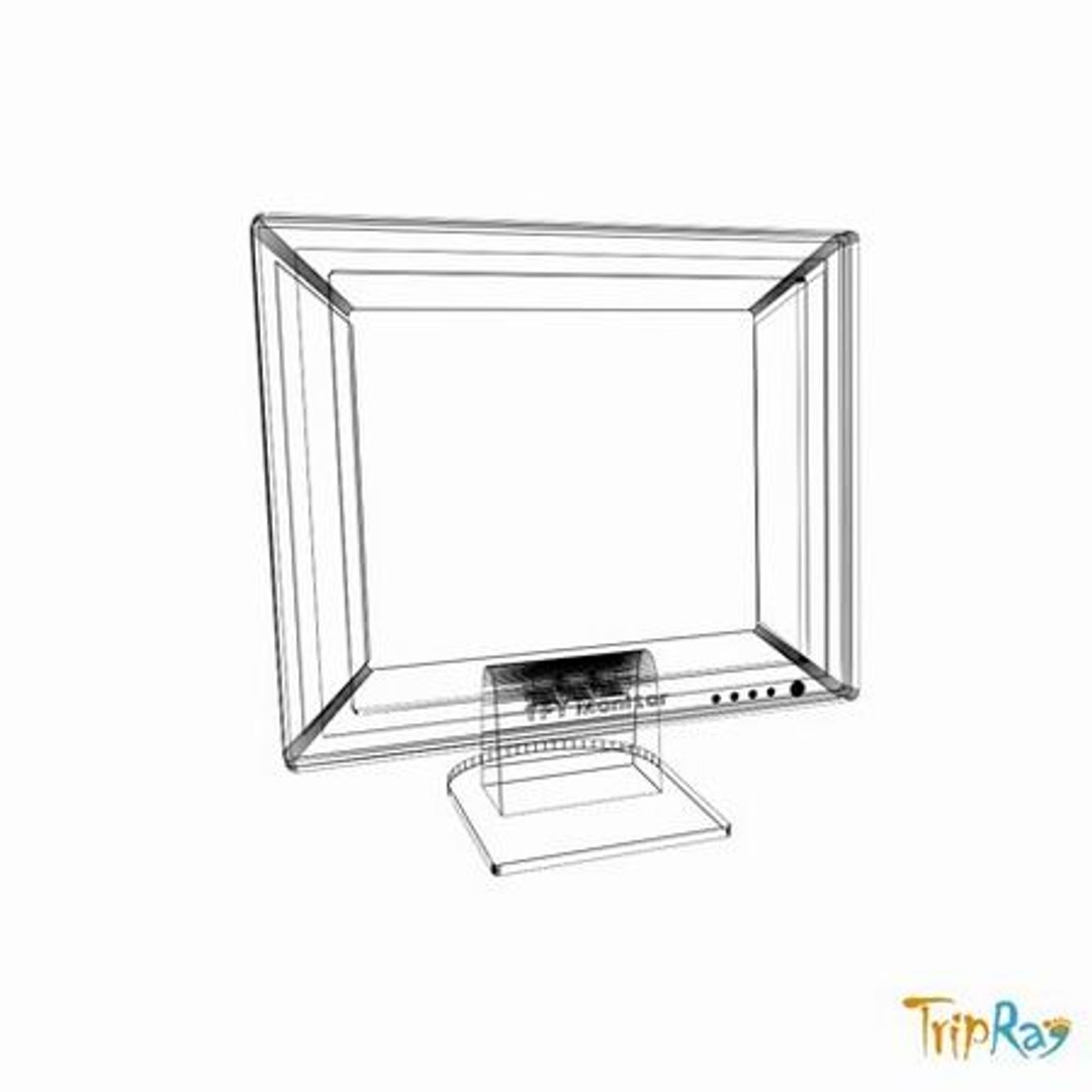 Free Monitor 3d Model