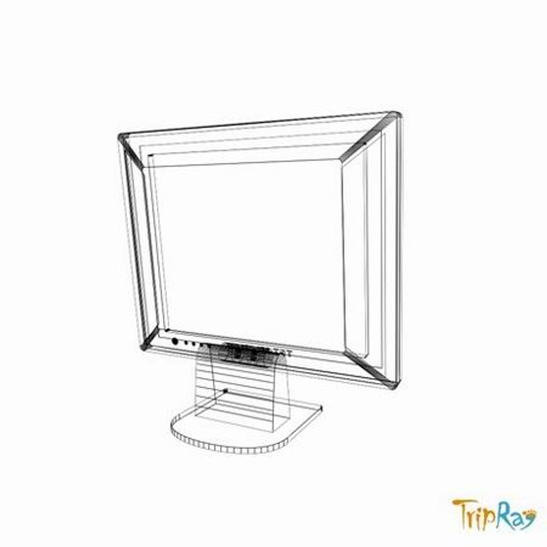 Free Monitor 3d Model