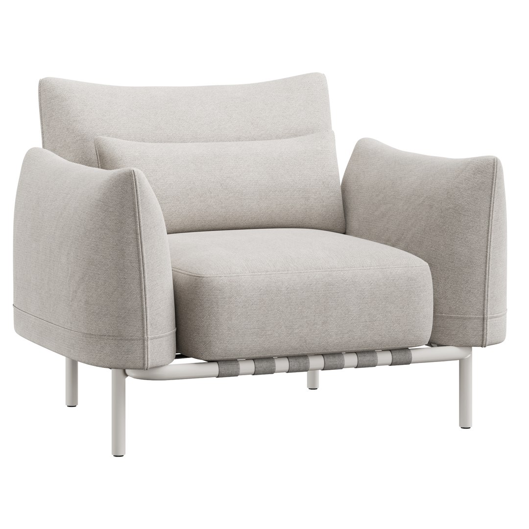 Brea Lounge Chair 3D Model - TurboSquid 2228819