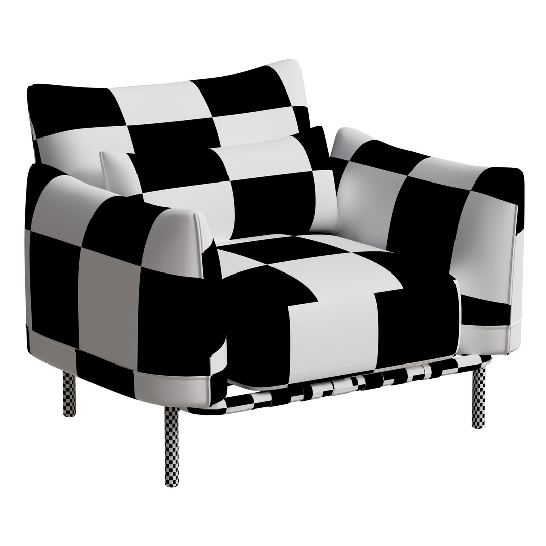 Brea Lounge Chair 3D Model - TurboSquid 2228819