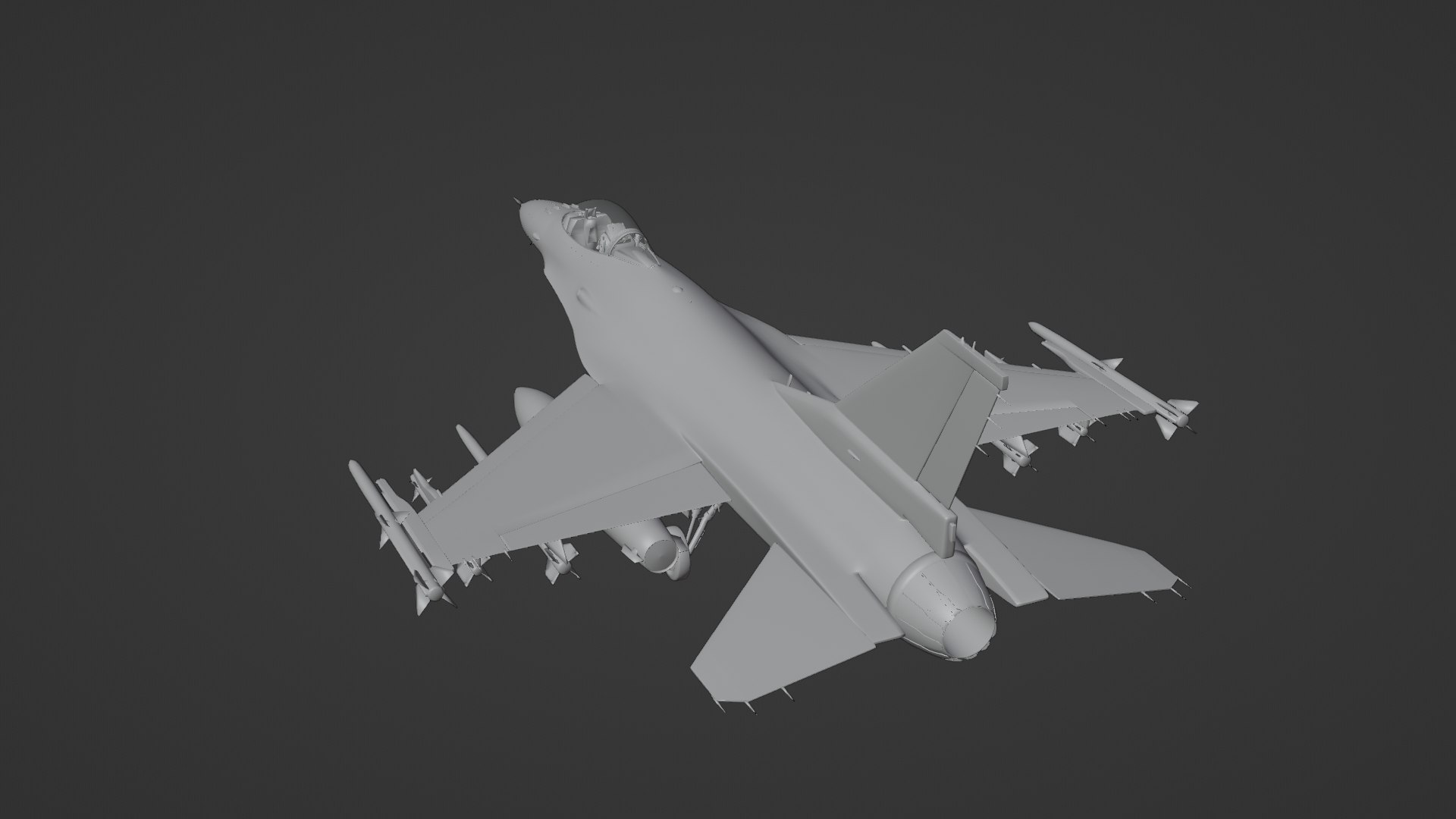General Dynamics F-16 Fighting Falcon Fighter 3D - TurboSquid 2215083
