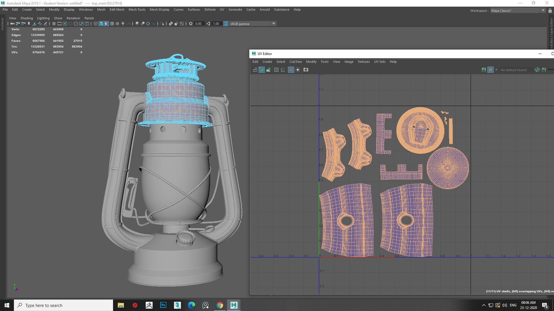 3D Model Lantern Old - TurboSquid 1677109