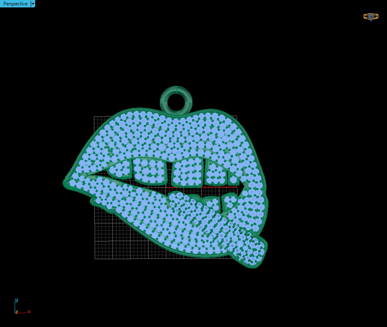 3D Hip Hop Jewelry Pendant Model - TurboSquid 1429319