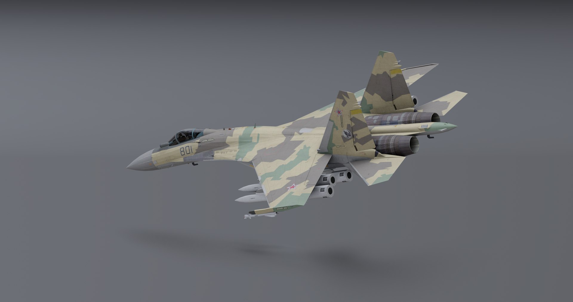 3D Su-35 Flanker-E - TurboSquid 2140045