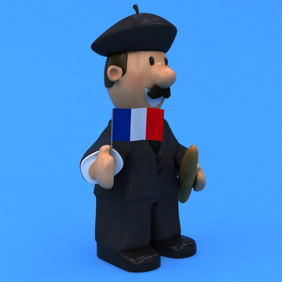 French Man Rigged 3D Model - TurboSquid 1329036