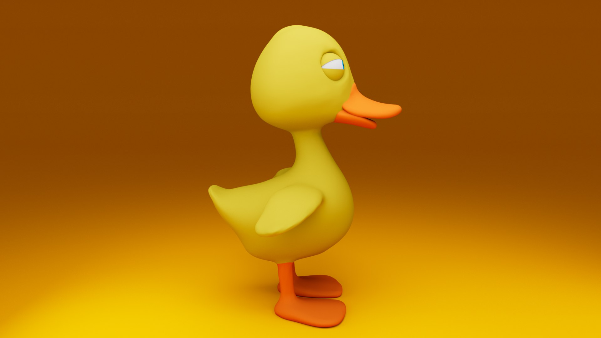 Stylized Cartoon Duck 3D Model Model - TurboSquid 2204487