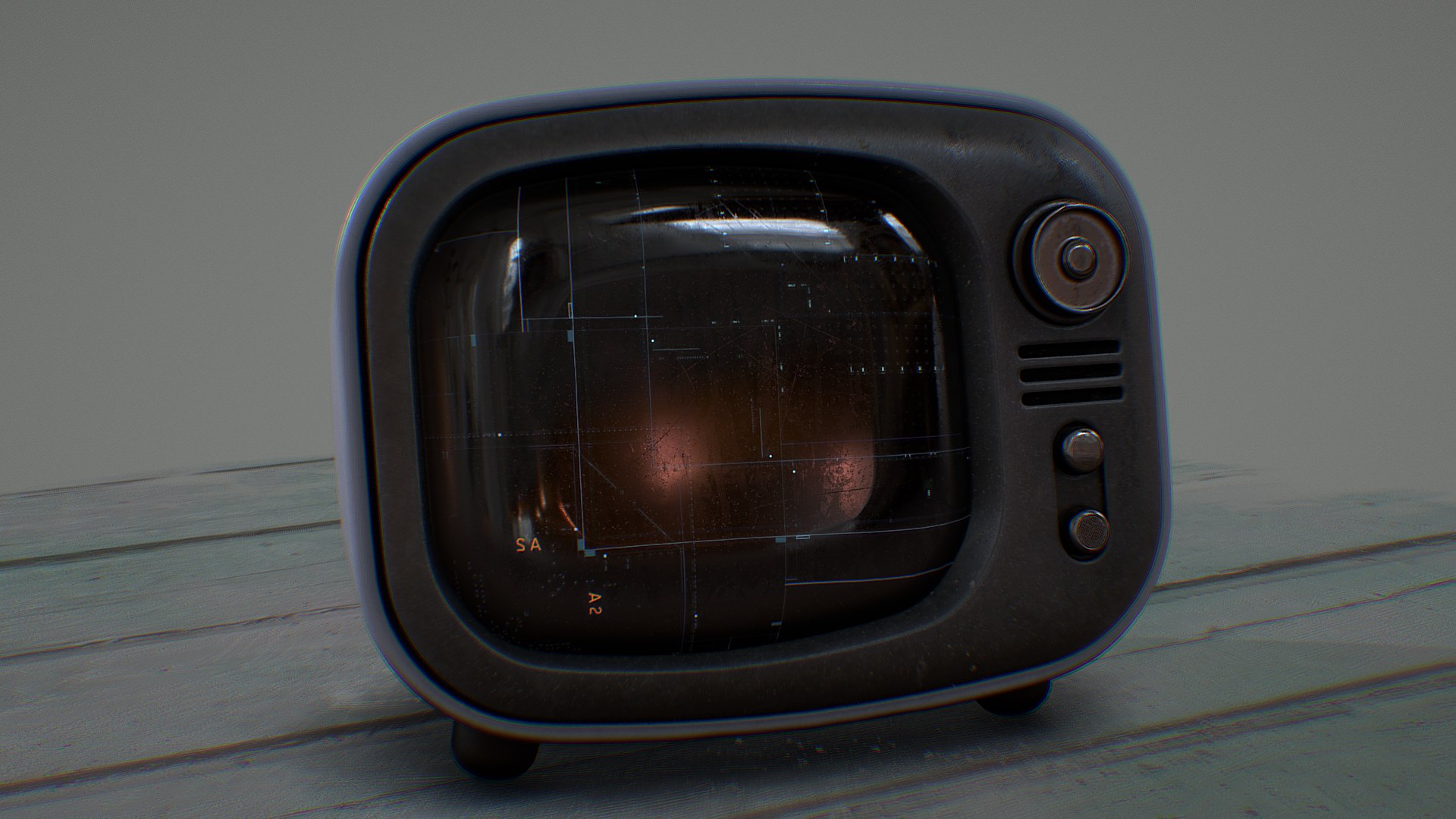 Monitor Old 3D - TurboSquid 2023266