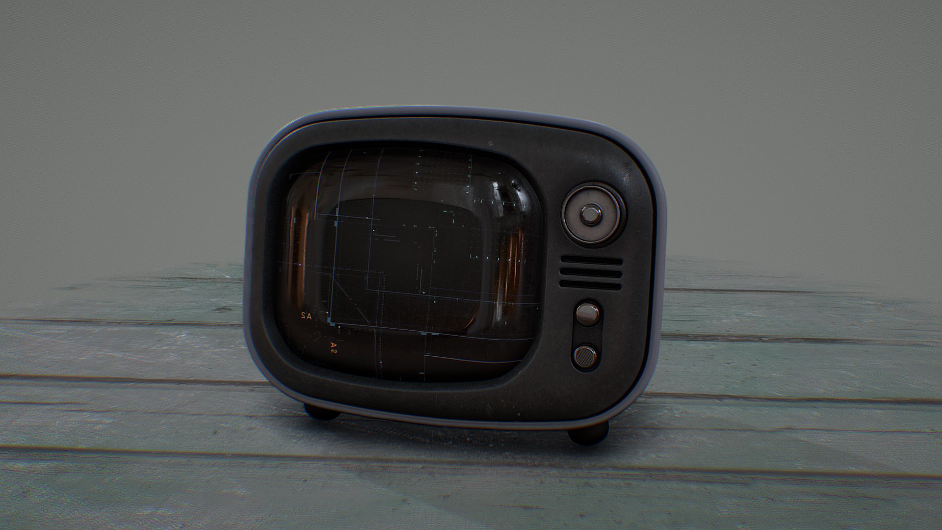Monitor Old 3D - TurboSquid 2023266