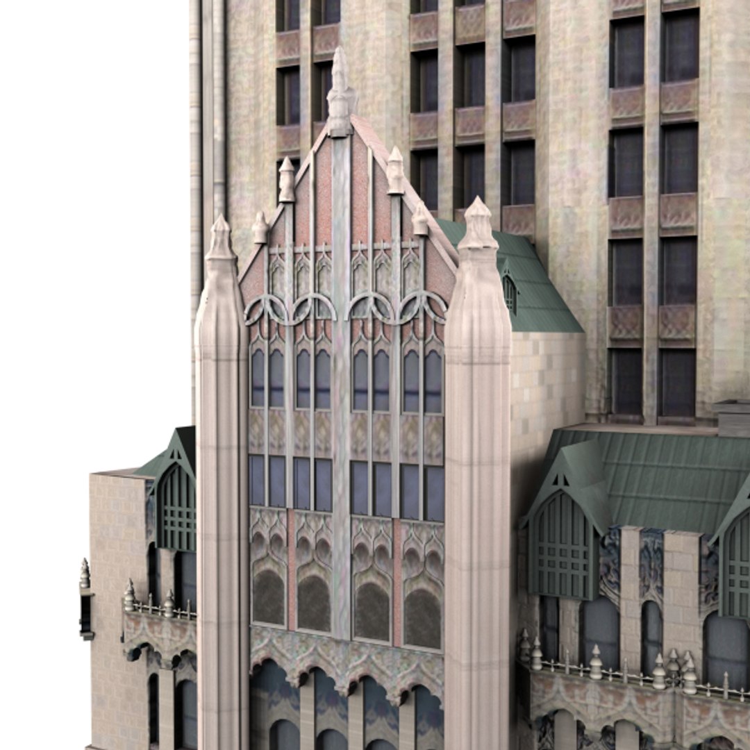 Woolworth New York 3d Model