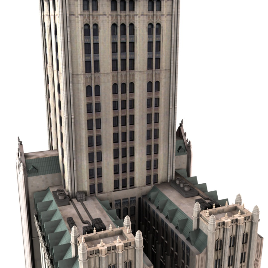 Woolworth New York 3d Model