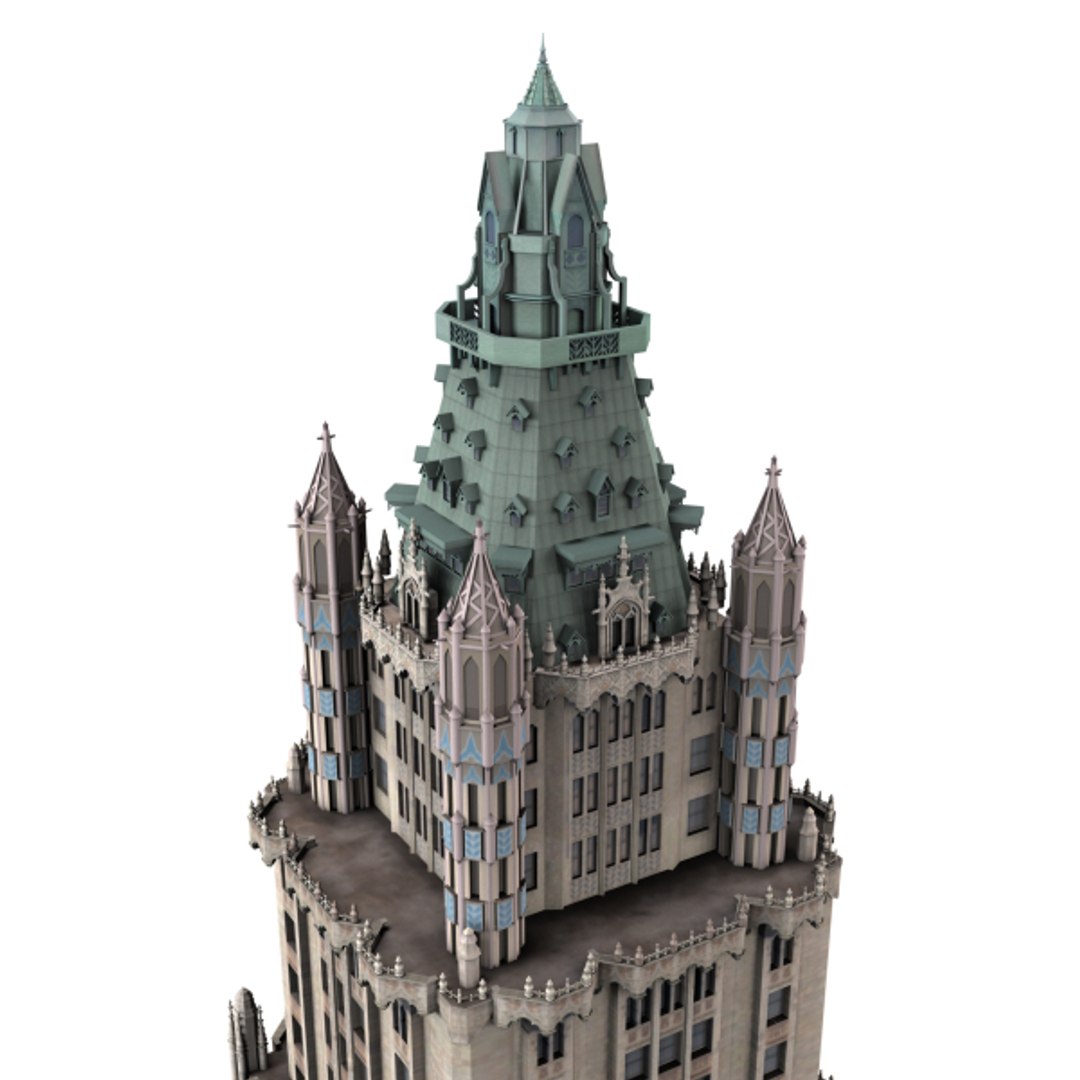 Woolworth New York 3d Model