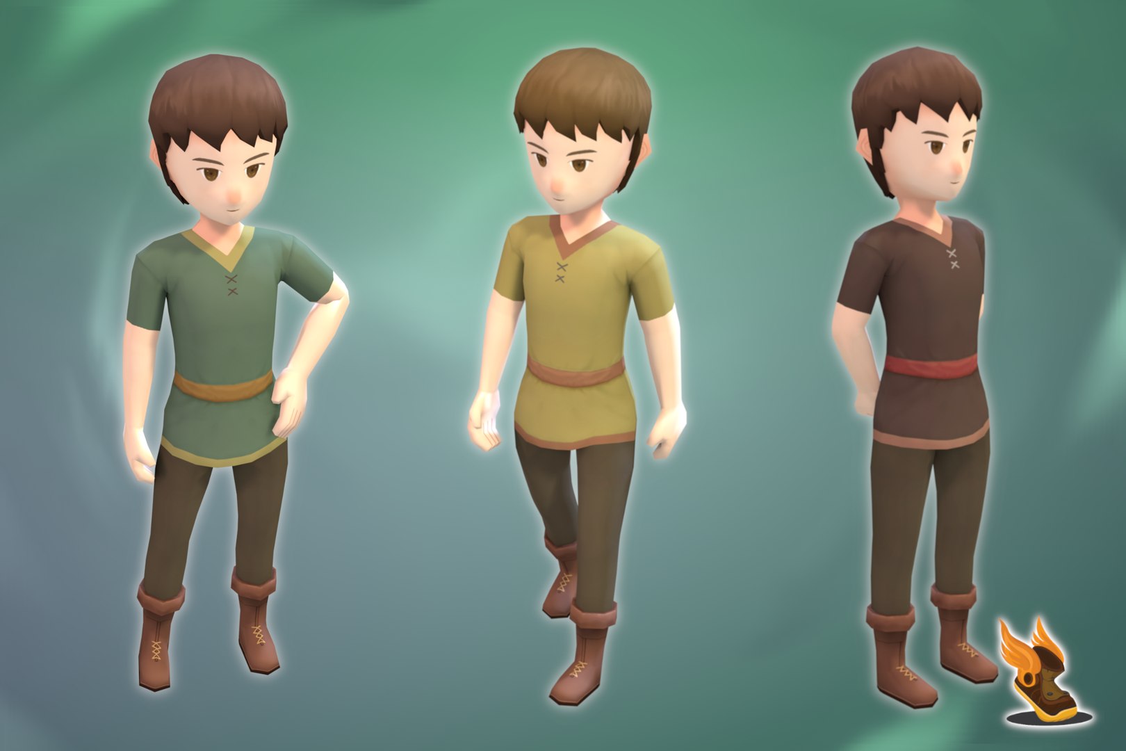 Free Stylized NPC - Peasant Nolant 3D Model - TurboSquid 2070554