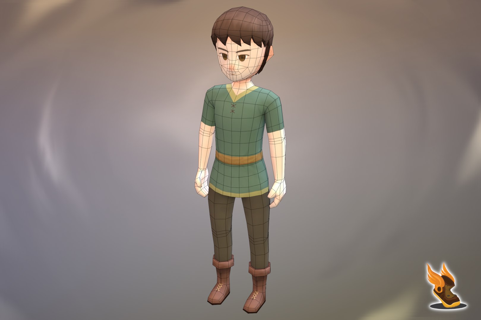 Free Stylized NPC - Peasant Nolant 3D Model - TurboSquid 2070554
