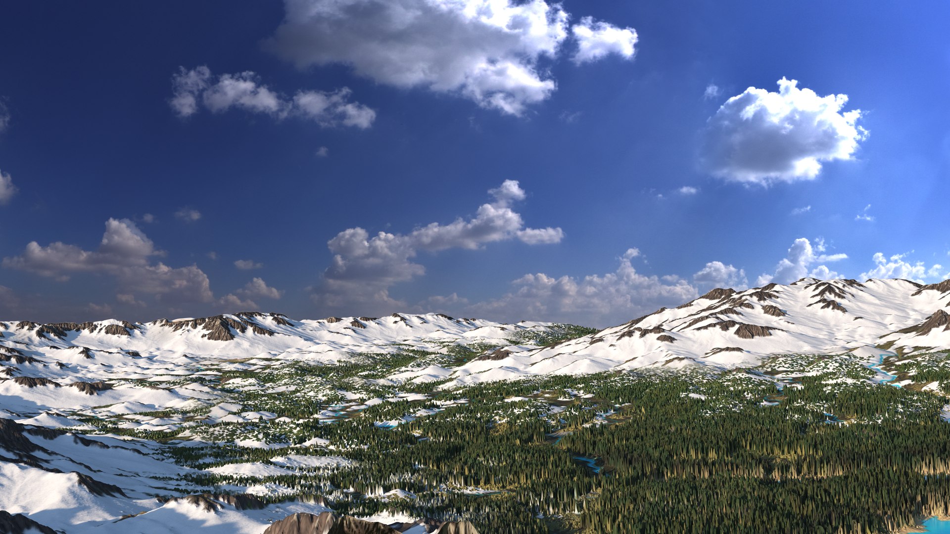 3D model Boreal forests - TurboSquid 2167140