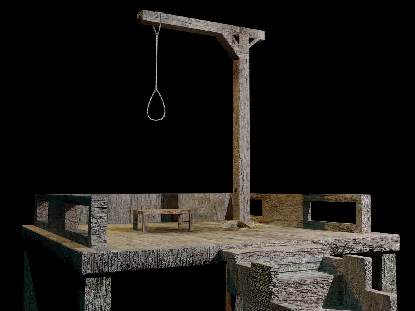 Gallows Wild West Model - TurboSquid 1440958