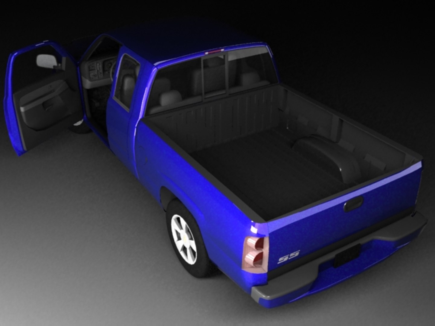 Chevrolet Silverado Ss 3d Max