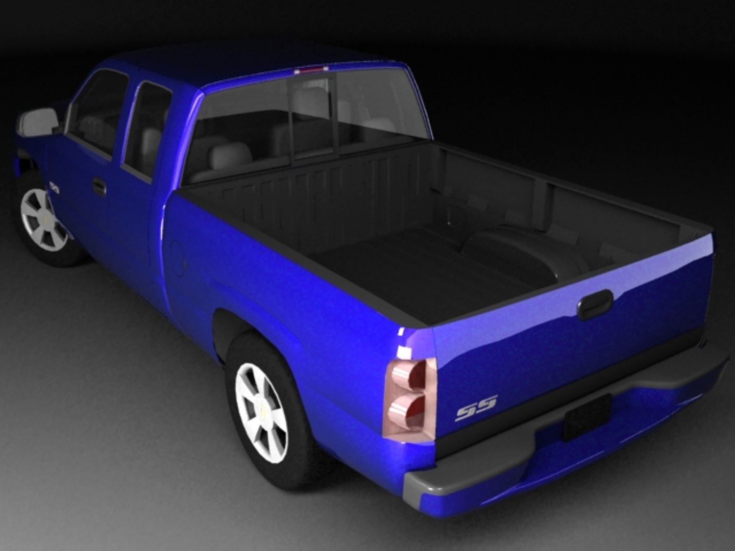 Chevrolet Silverado Ss 3d Max