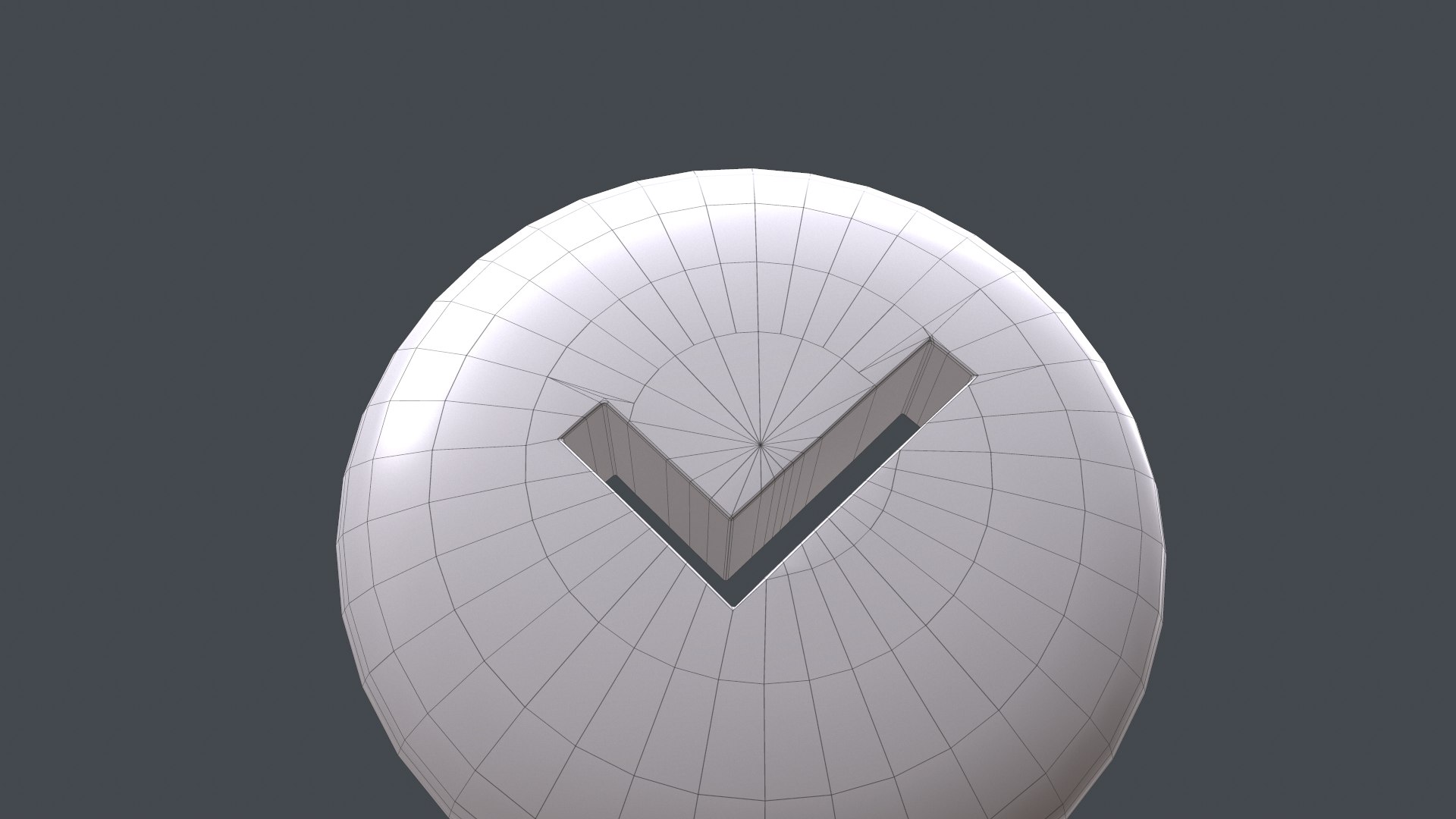 3D model check sign - TurboSquid 1645531