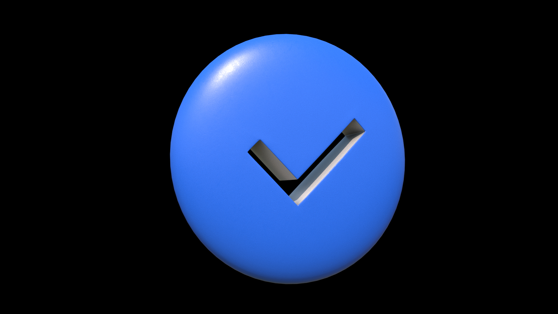 3D model check sign - TurboSquid 1645531