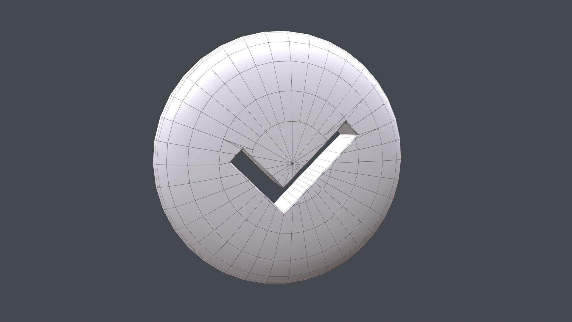 3D model check sign - TurboSquid 1645531