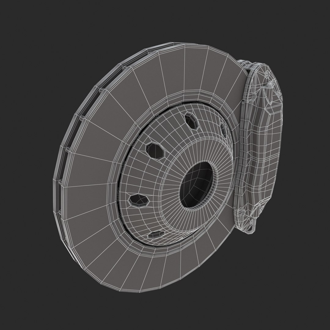3D Brake Disc - TurboSquid 1353520